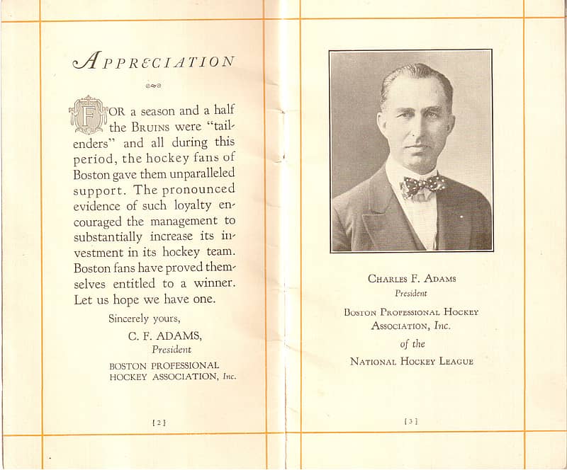 Charles F. Adams - The Sports Museum